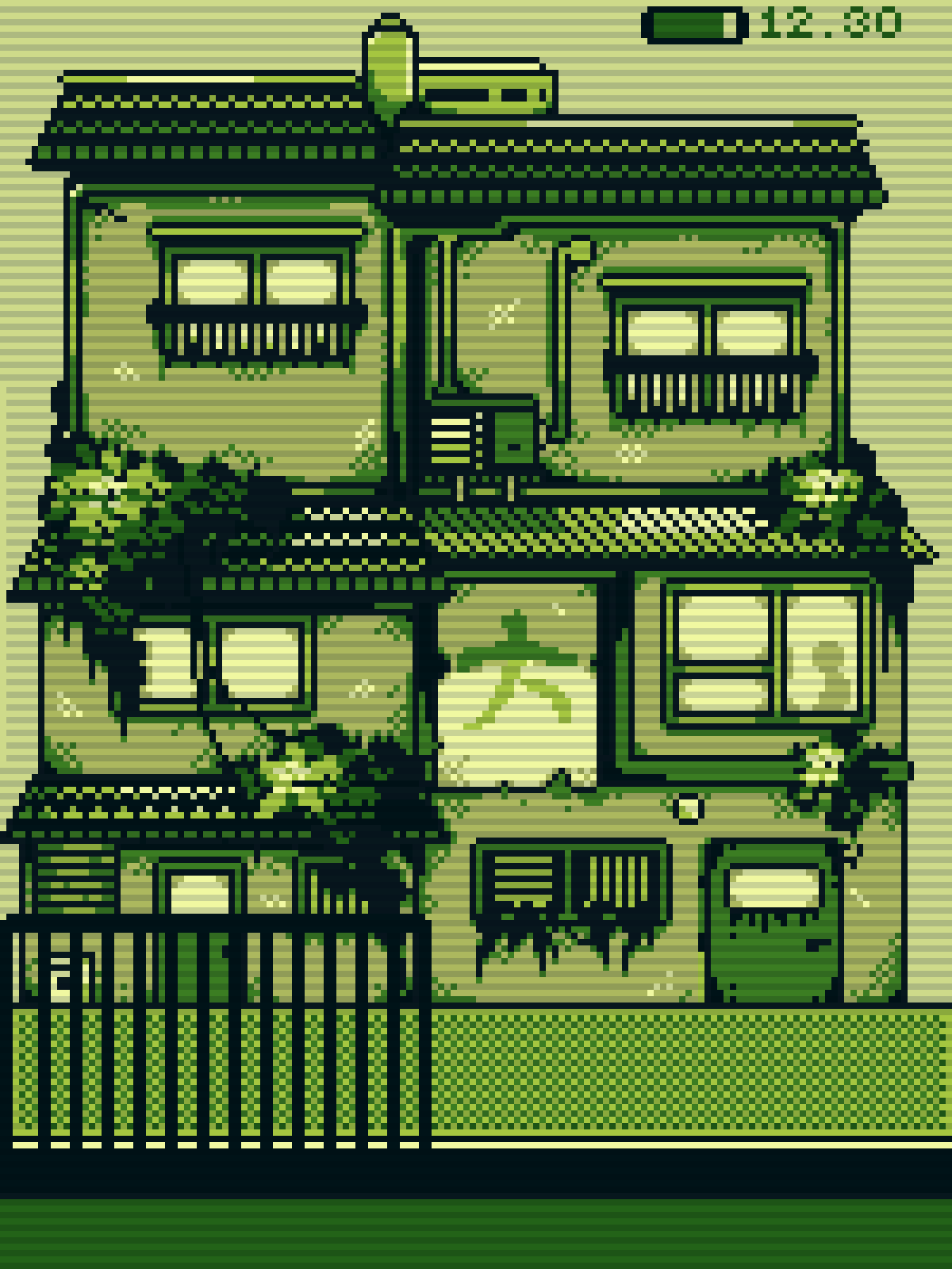 Pixilart - game boy styled house by SeaWeedIsBest