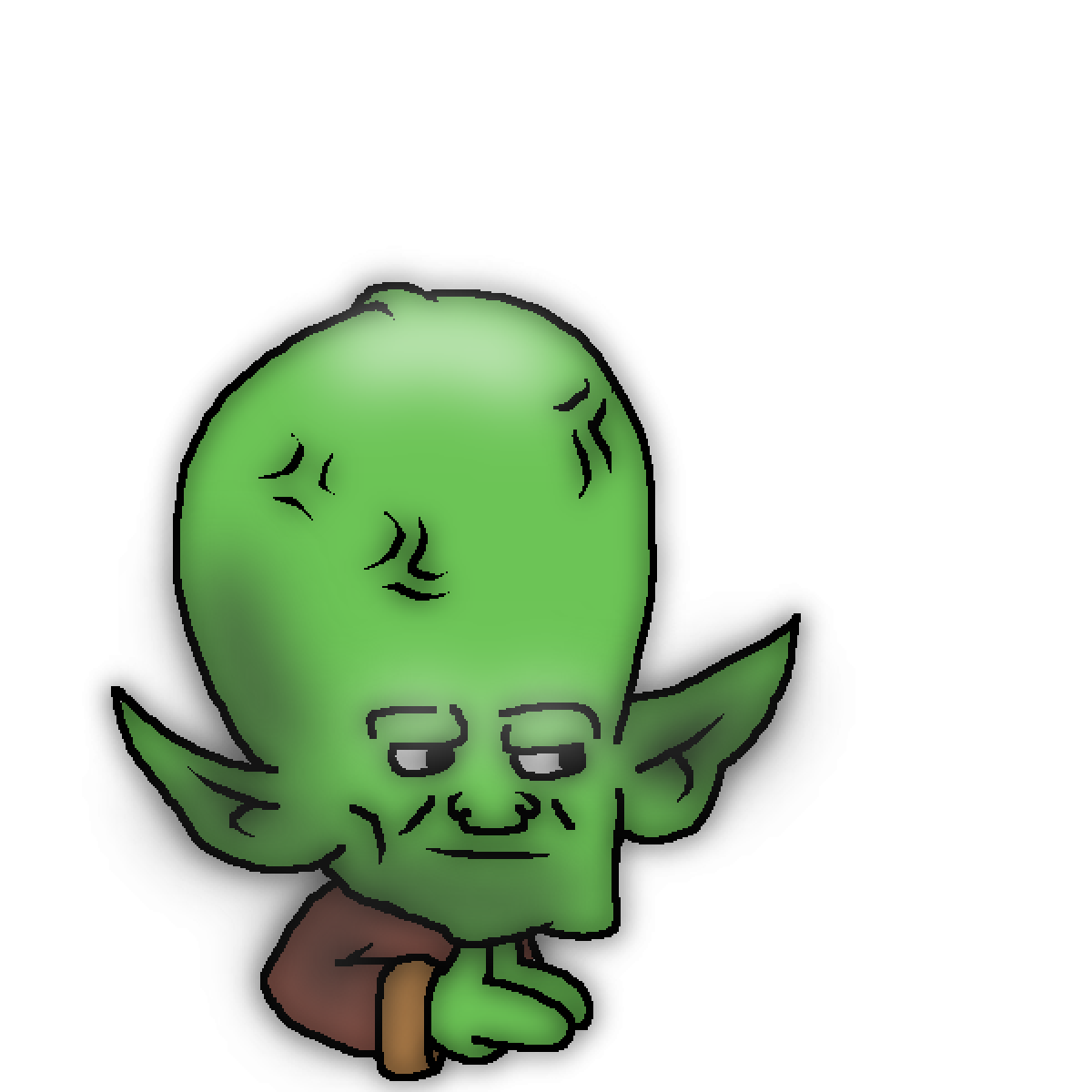 Pixilart - Yoda Big Brain by AltChar17