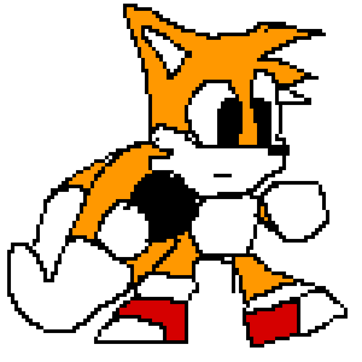 Pixilart - Cross Console Clash Tails by SonicFast1991