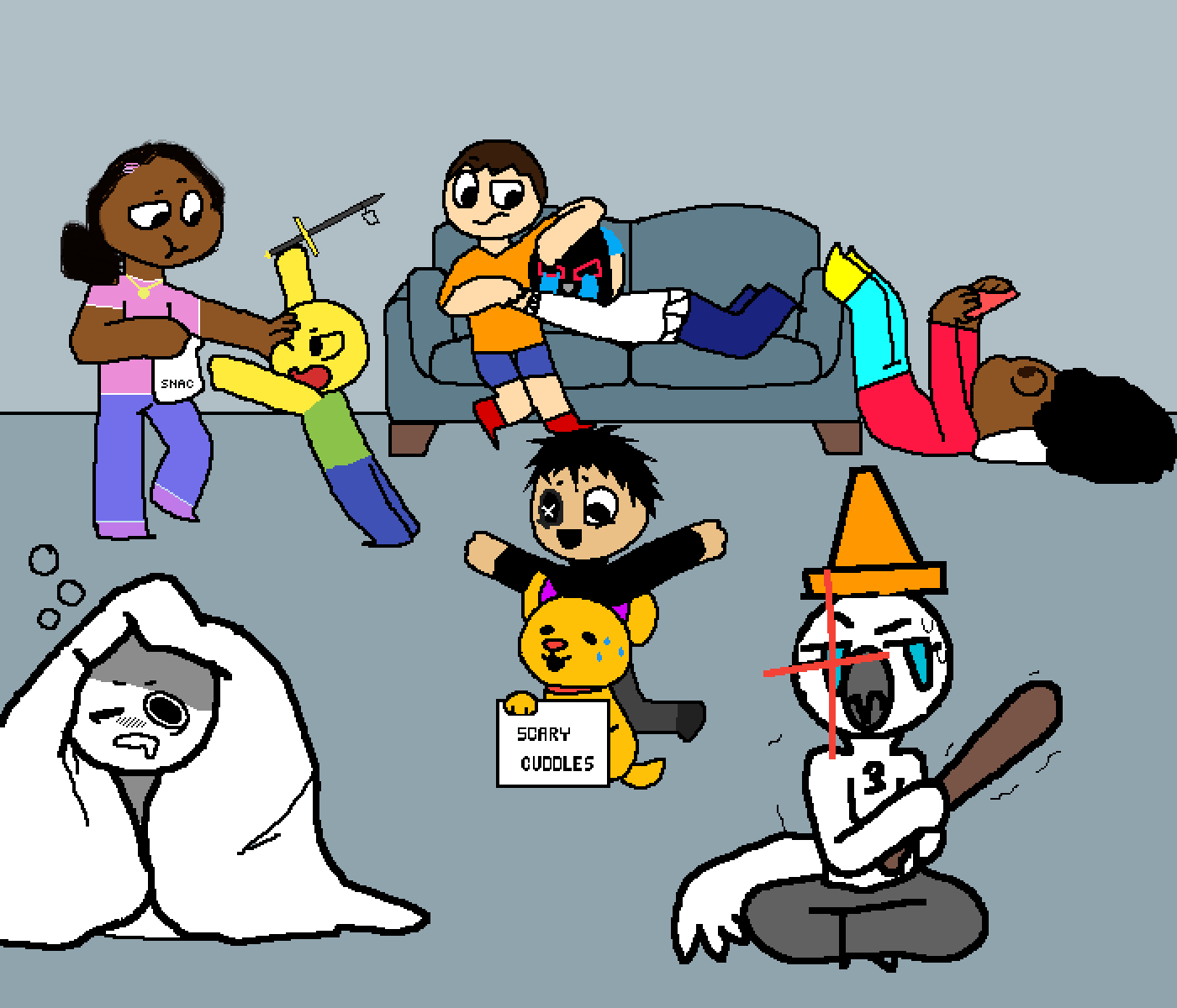 Pixilart - Scary Cuddles by EthanPendleton