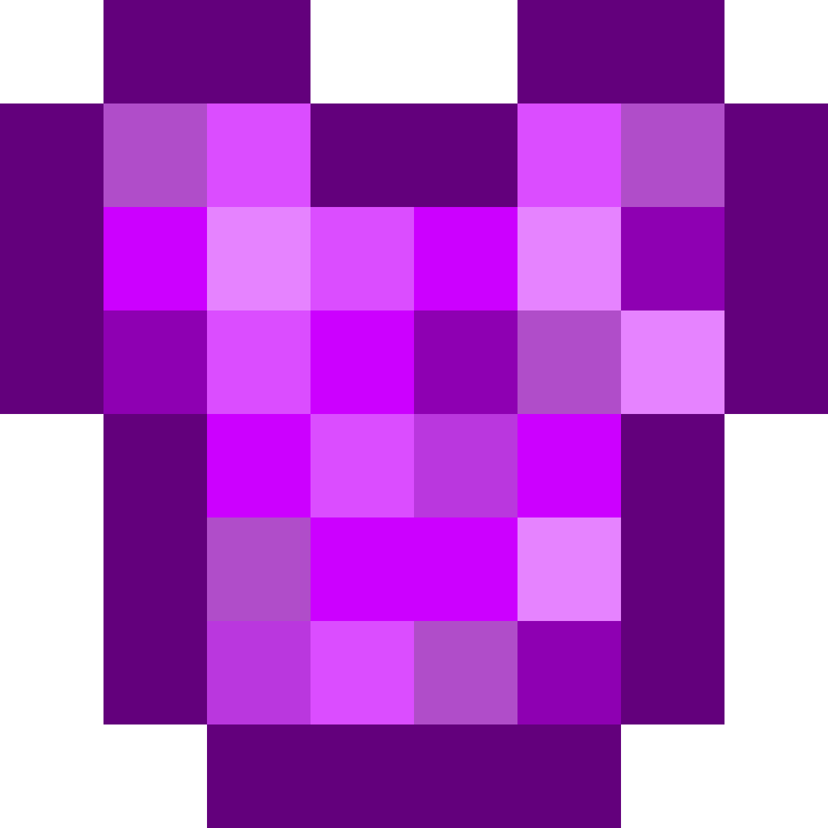 Pixilart - Amethyst Chestplate 8x8 by Mrtexture
