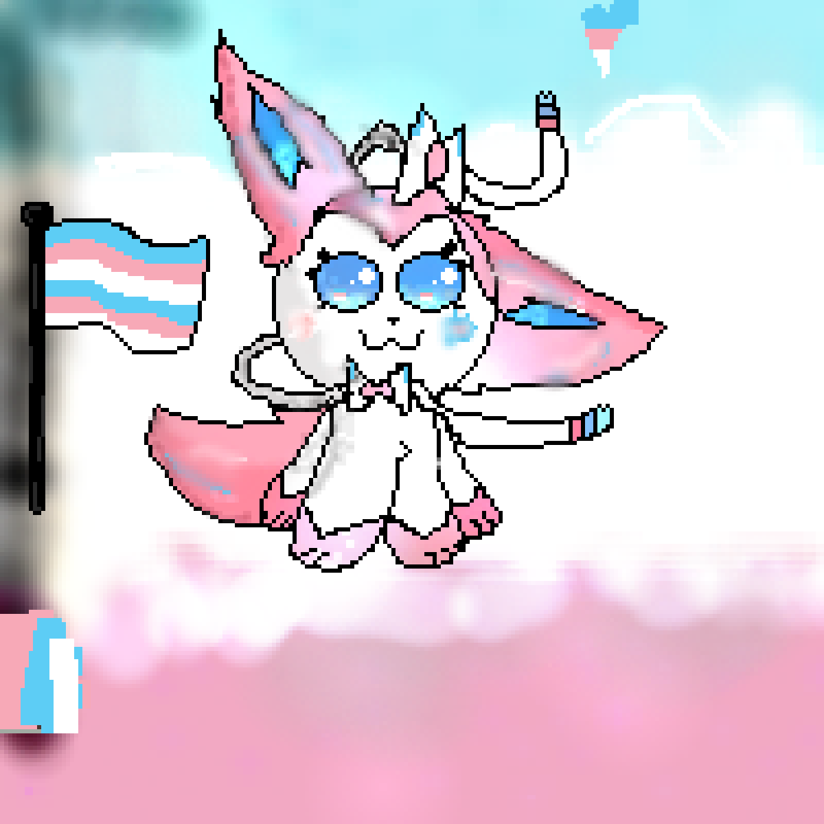 Pixilart - Sylveon Transgender Version by AngelPika