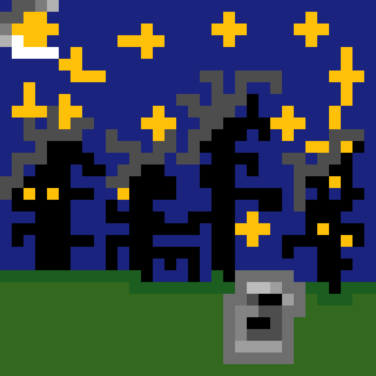 Pixilart - Spooky forest (1st upload) by RalseiGd Pixilart - Spooky forest (1st upload) by RalseiGd