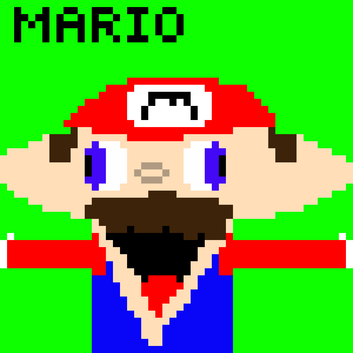 Pixilart - Mario from SMG4 by SebastianOSC