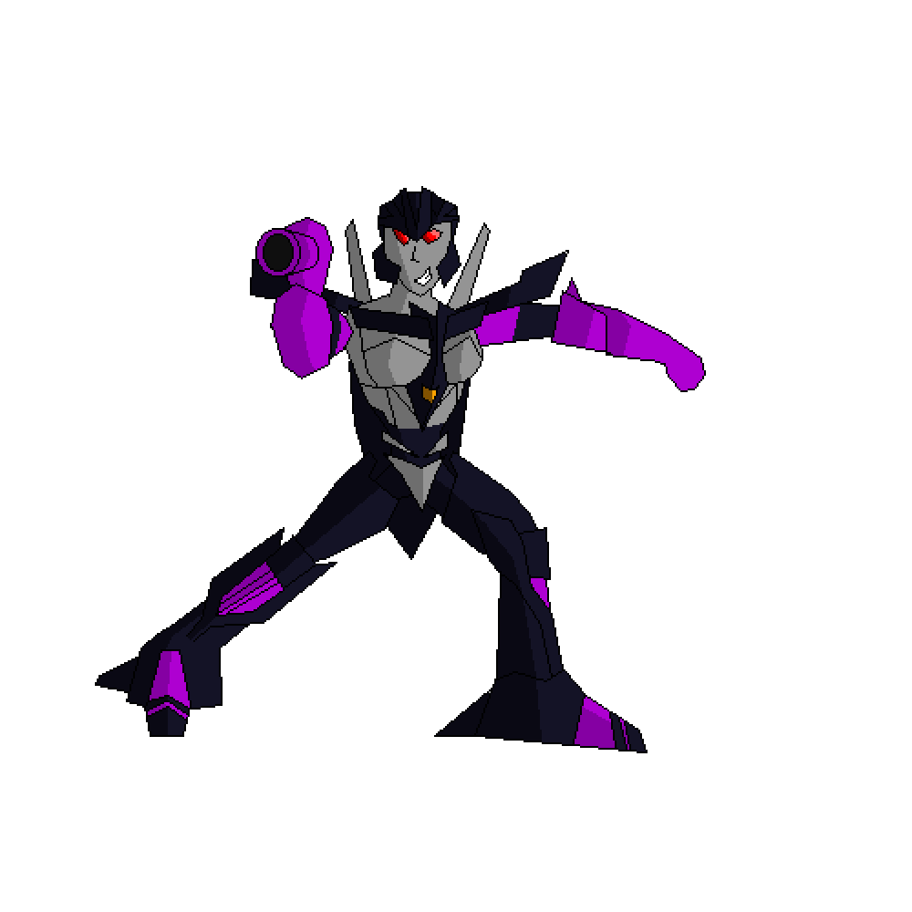 Pixilart - Female Decepticon Protoform (G1 Skywarp colors) by hunters4658
