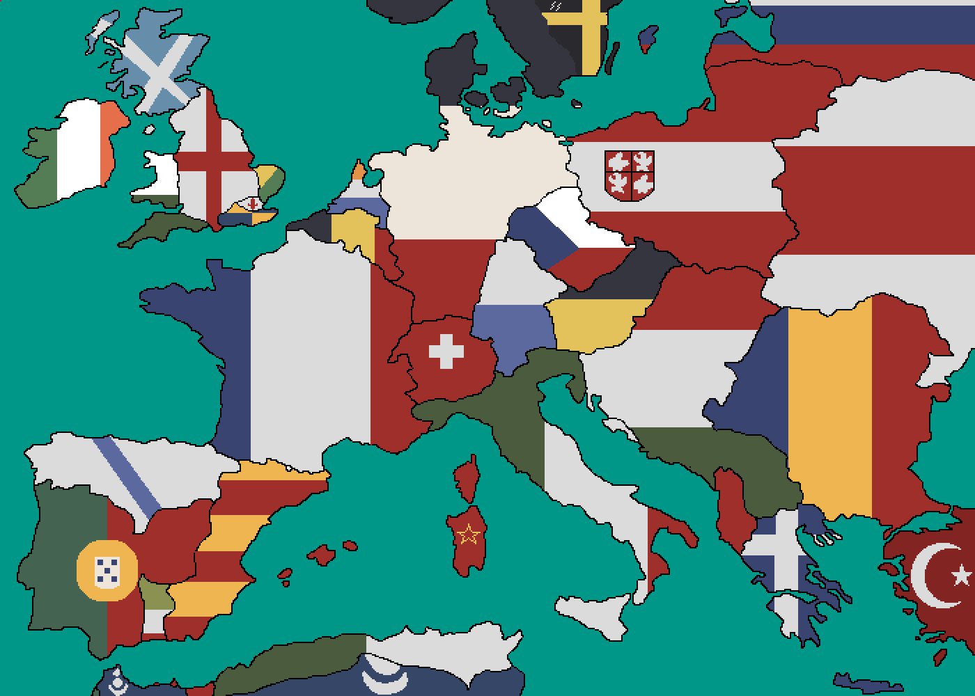 Pixilart - Map of Europe according to nations roleplay 2 by IslamicCreator