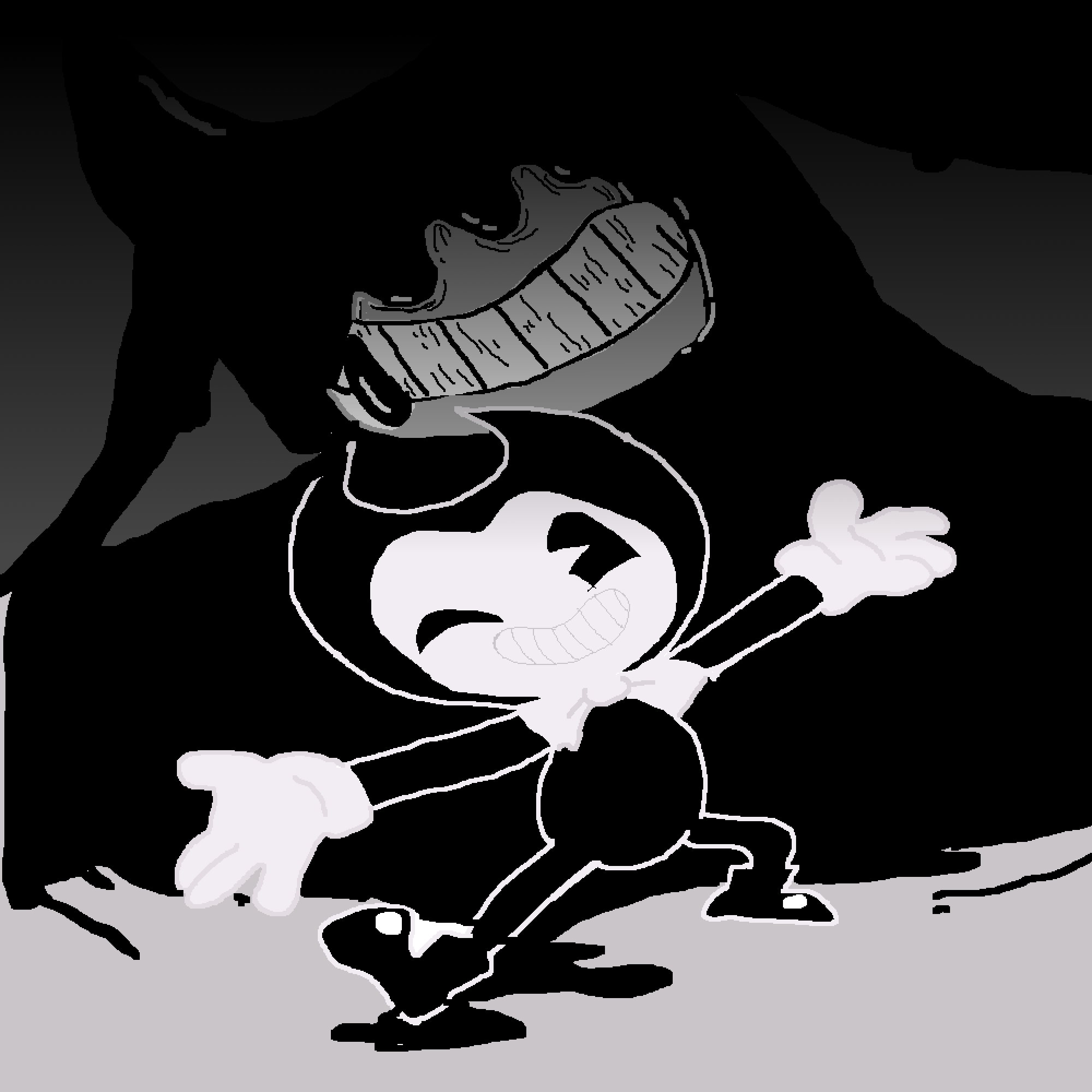 Pixilart - Bendy And His Ink Form by XlightPoision