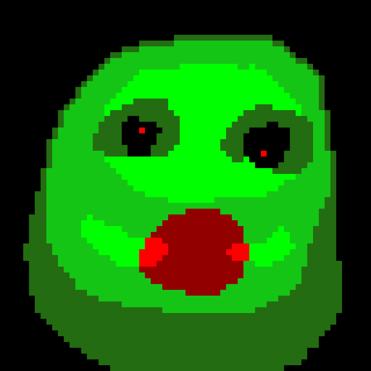 Pixilart - Cursed Slime by SuperCrimson64