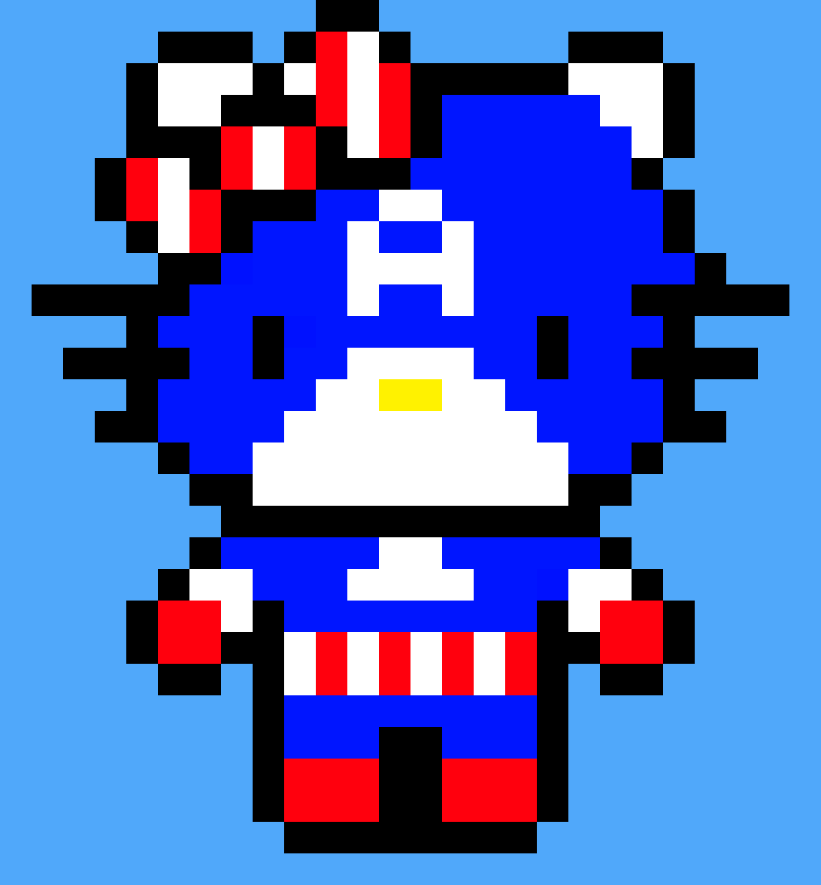 Pixilart - Hello Kitty Captain America by RGuyader