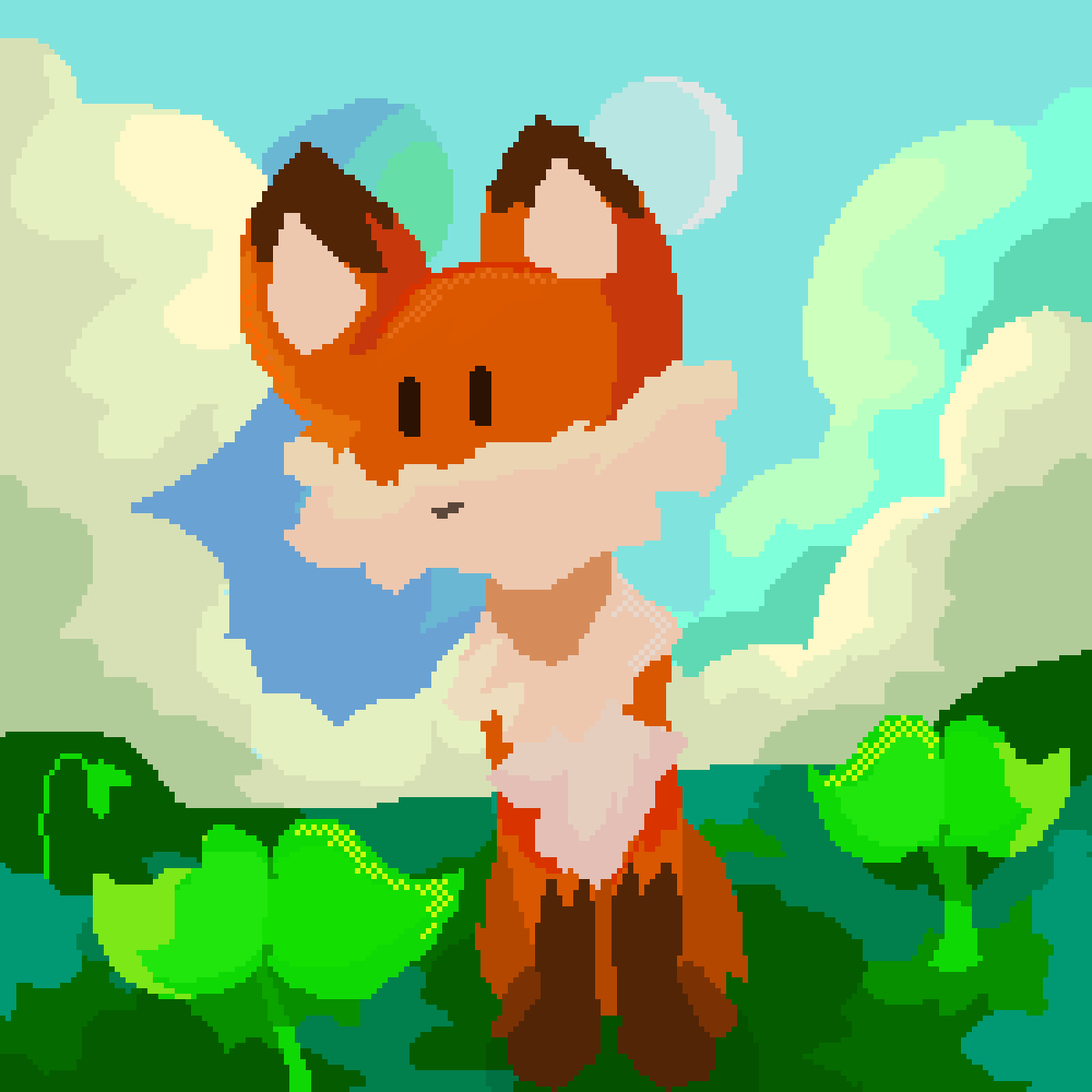 Pixilart - Fox by Simple9