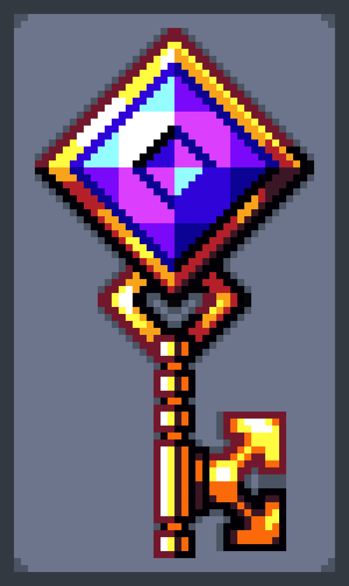 Pixilart - mystical dungeon key by M1guel