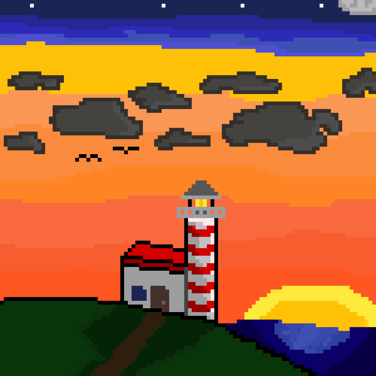 Pixilart - Sunset animation by Breadmanisbread