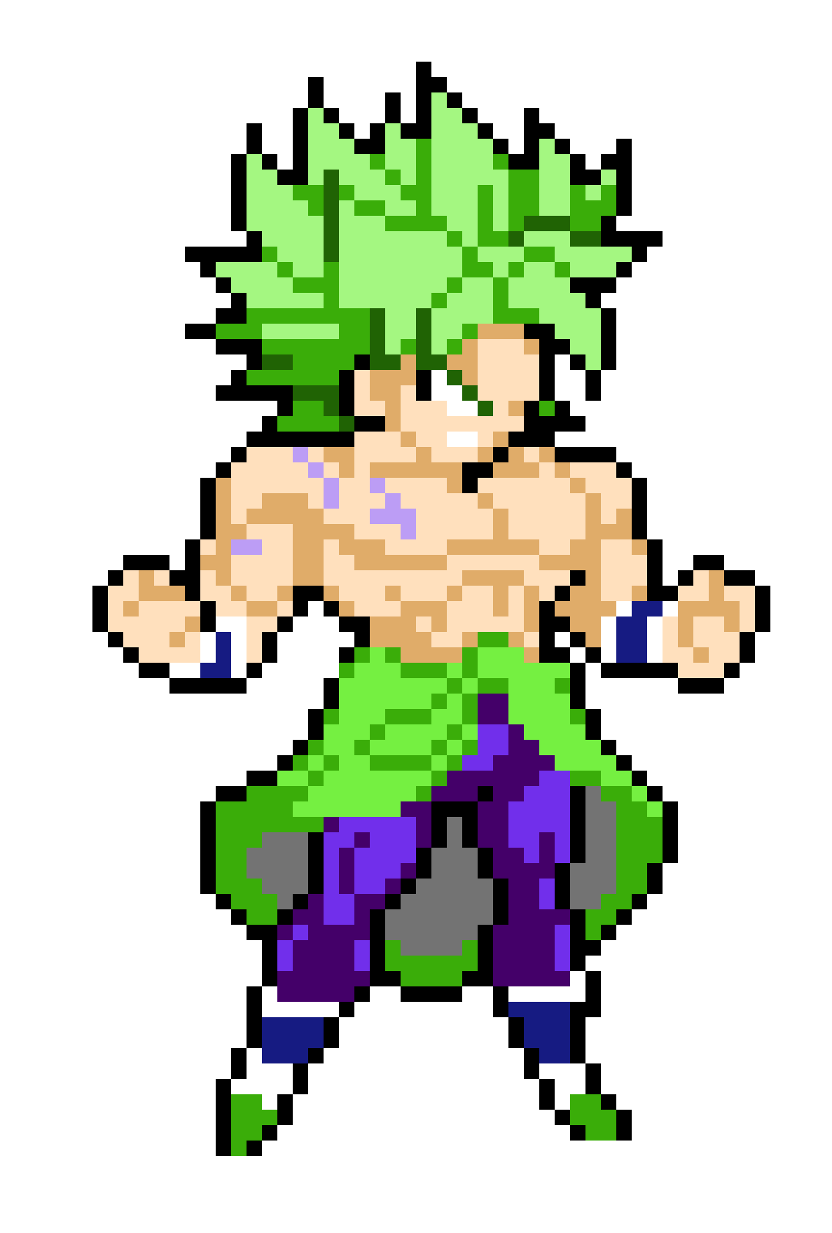 Pixilart - Broly the Legendary SSJ | v.1 by Frosteezart