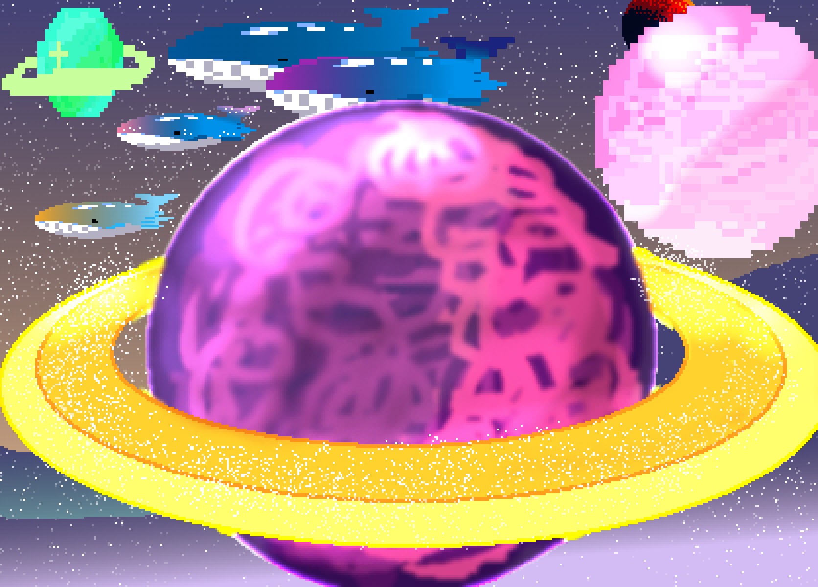 Pixilart - alien planet by PurpleLion0112