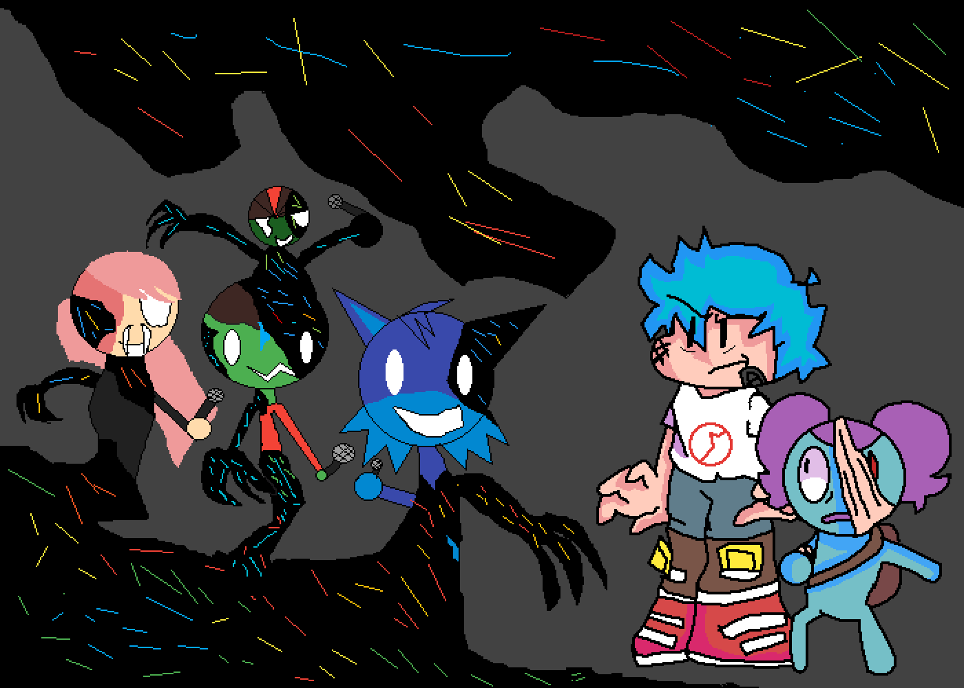 Pixilart - Pibby base by Evanafton5