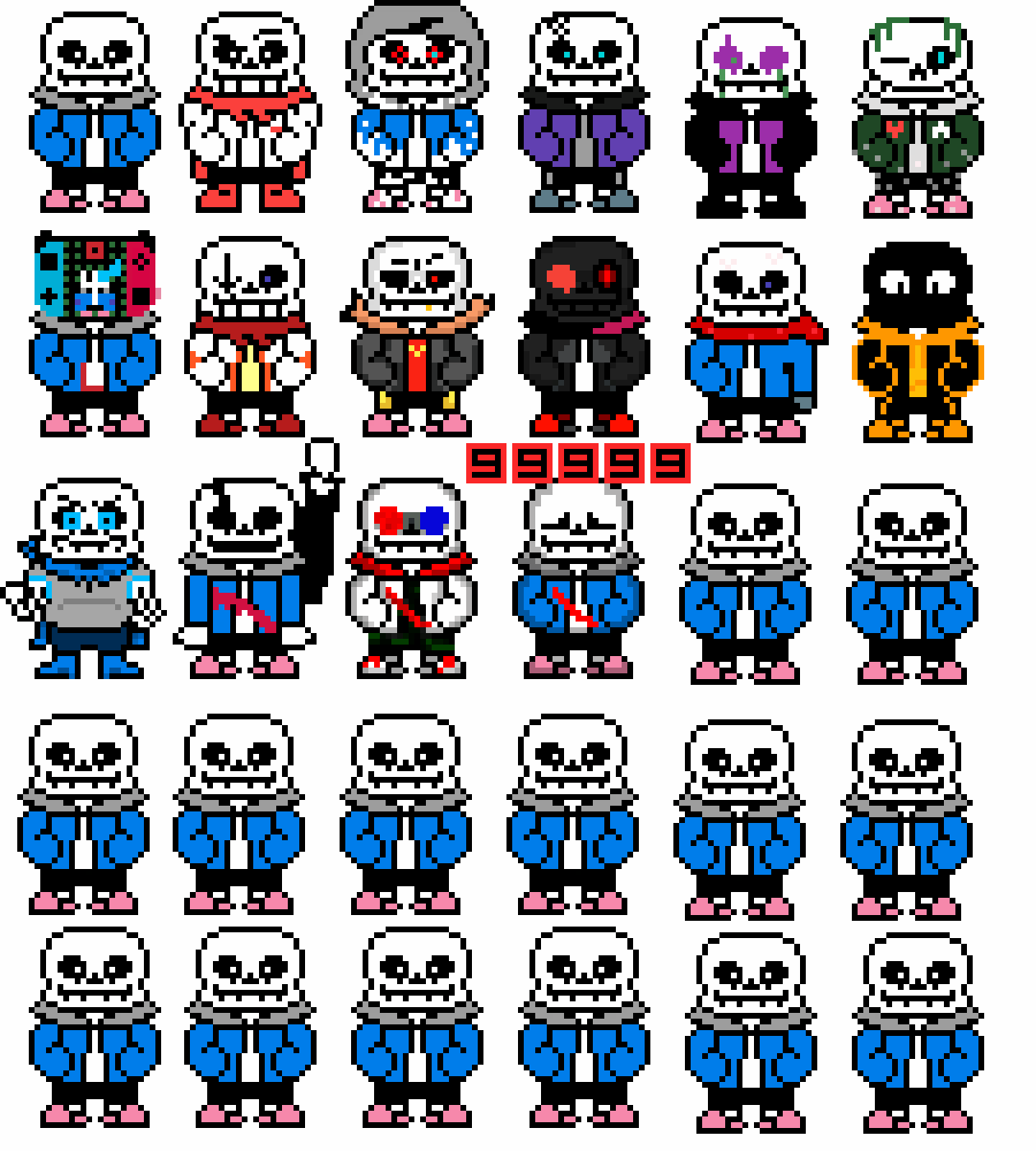 Pixilart - Sans collab. by daan-vinck