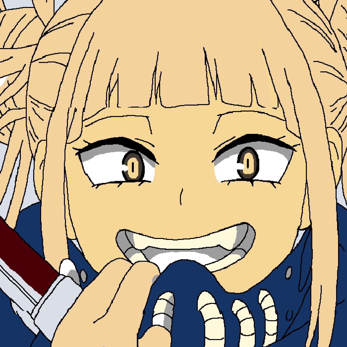Pixilart - Himiko Toga base by sosleepy