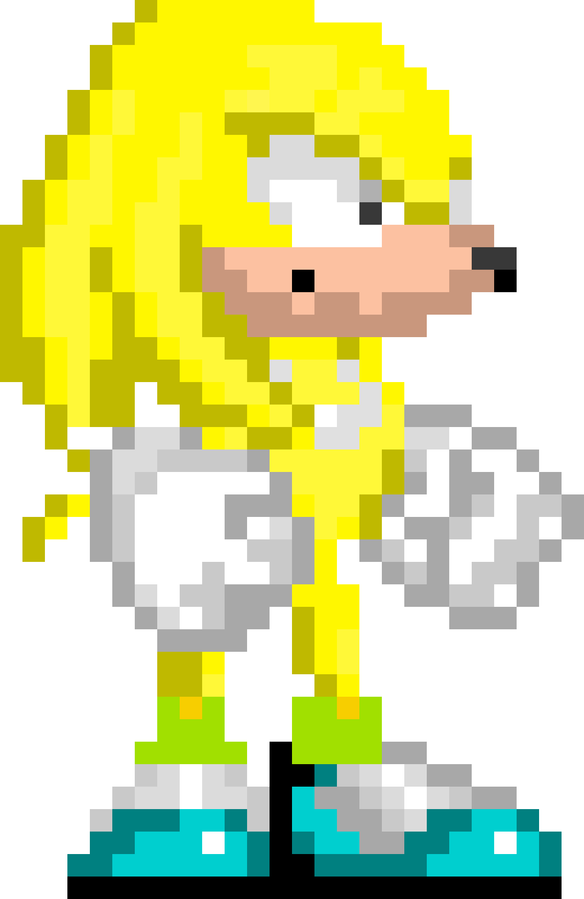 Editing Knuckles (Sonic 3/Sonic & Knuckles) Pixel Art - Free online ...