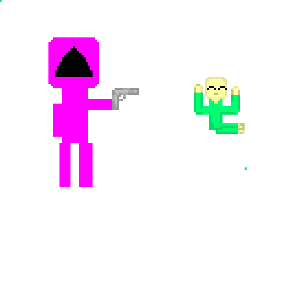 Pixilart - Mr triangle kills innocent man by BlazerodMCYT