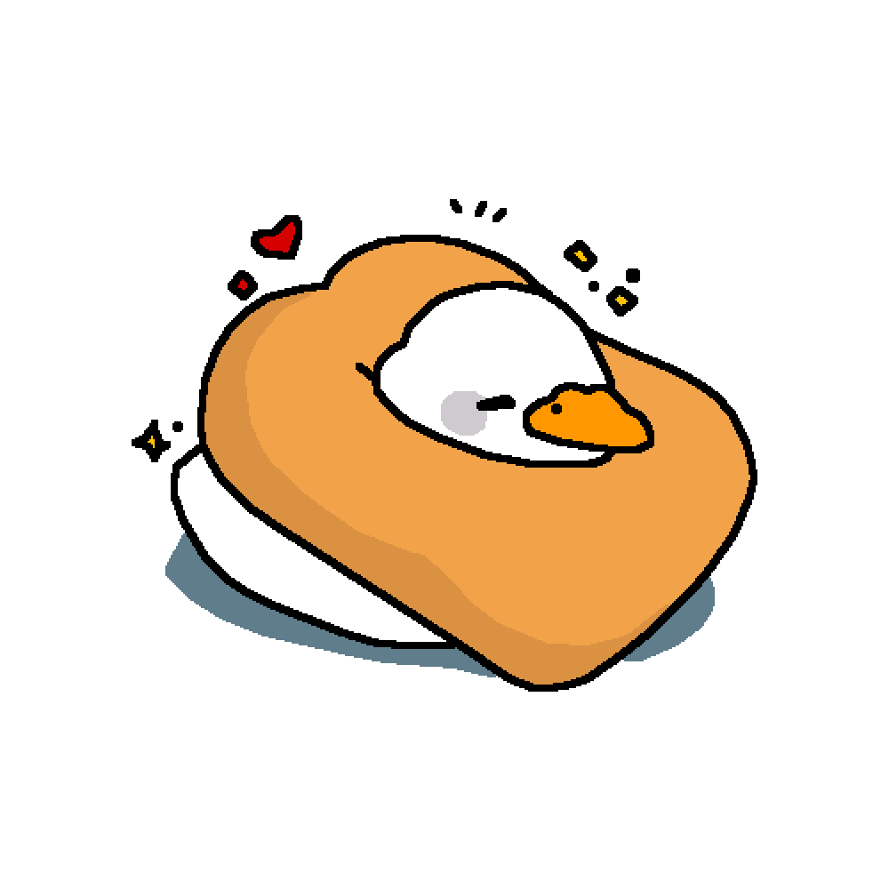 Pixilart - Bread Duck base by CREEKSOUTHPARK