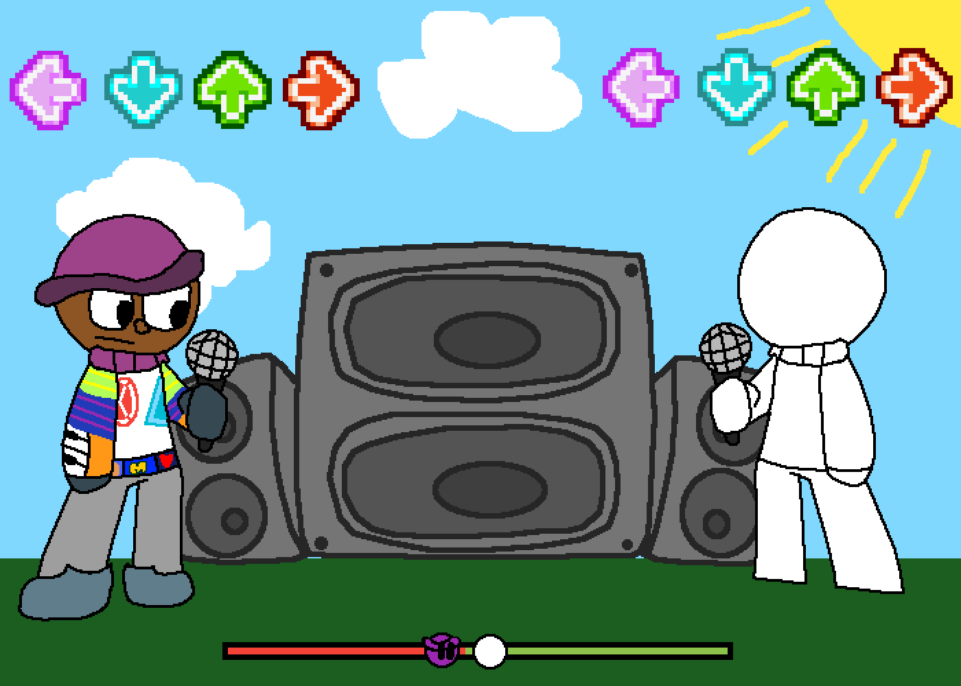 Pixilart - fnf collab base by MDLArt