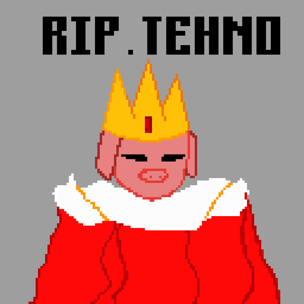 Pixilart - RIP Technoblade by DJGSL