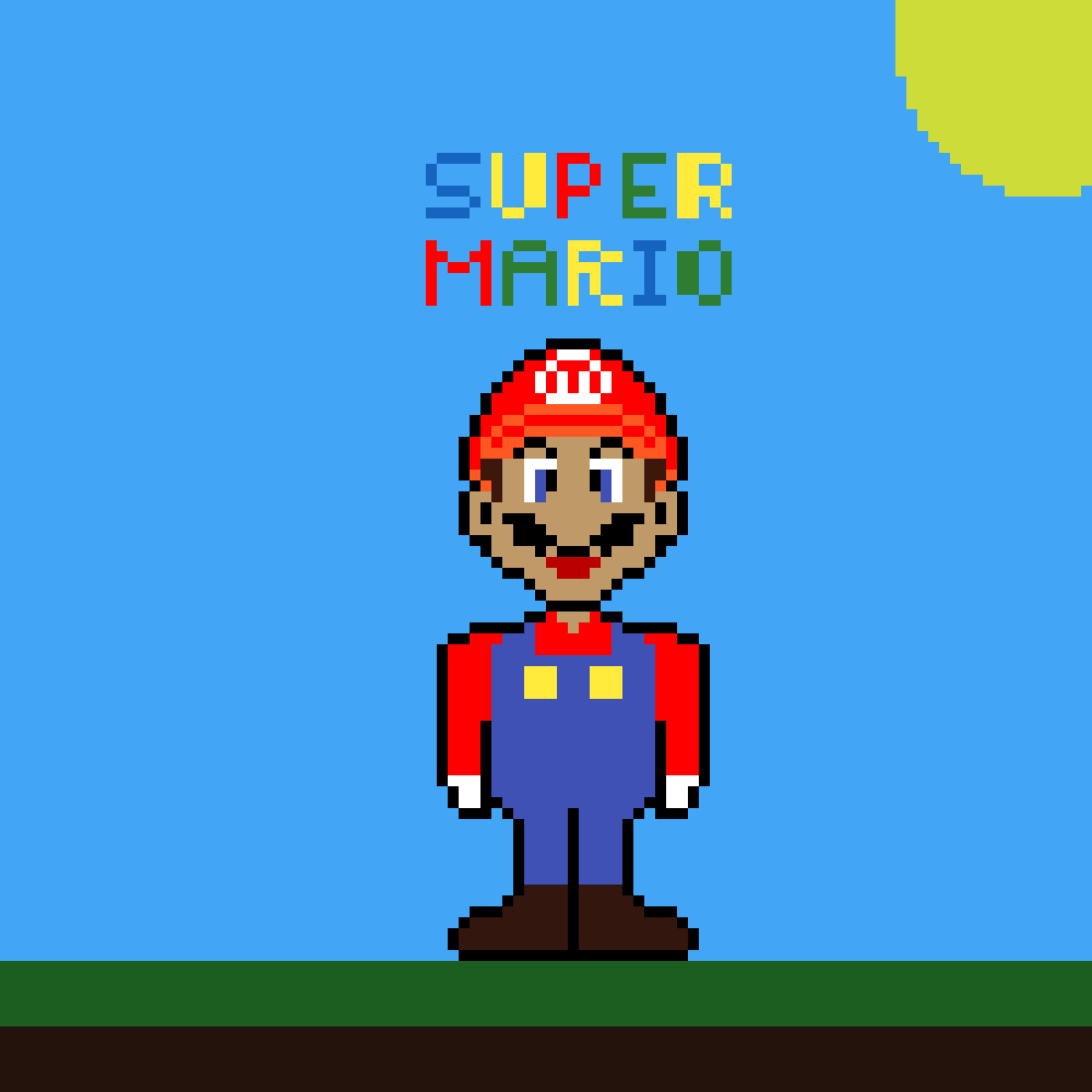 Pixilart - mario by INVIDIANOODLlel