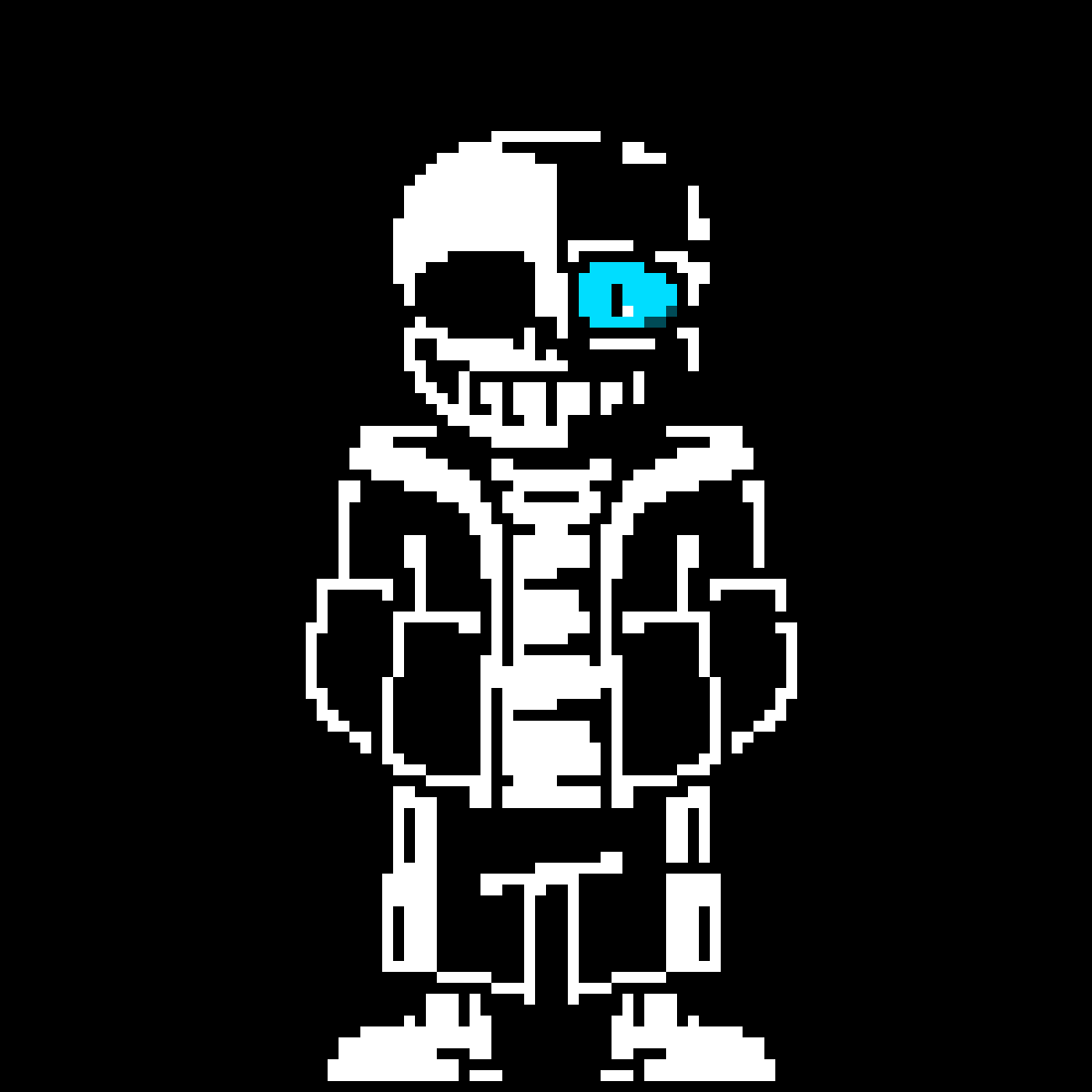 Pixilart - Hard Mode sans by HDS-sans