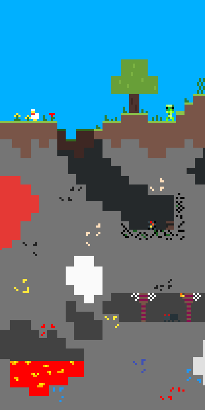 Pixilart - 「 Minecraft overworld 」 by Tiger-god