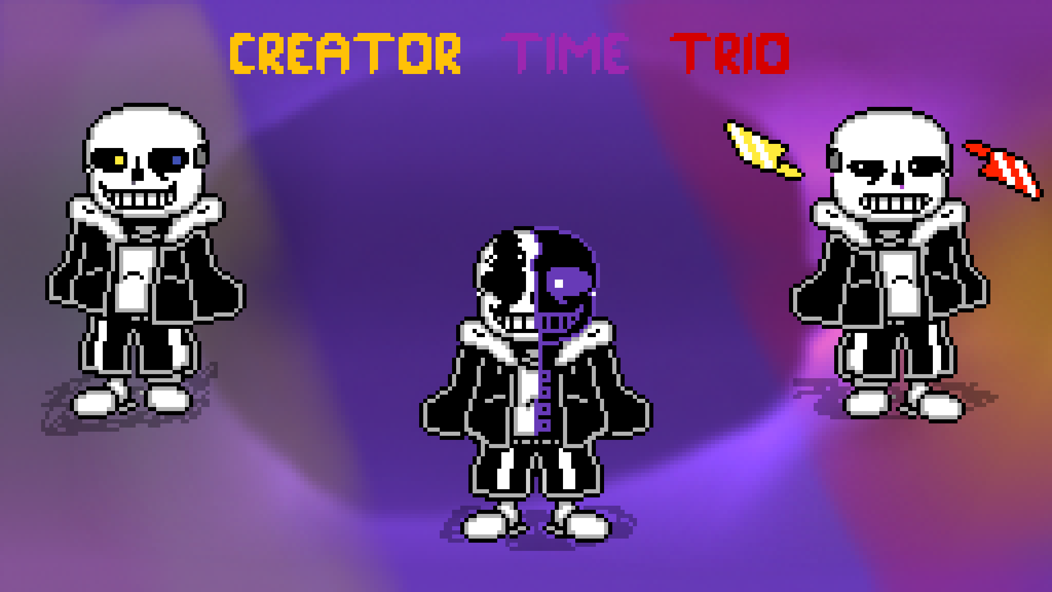 Trio sans by ahalaymahalay - Pixilart