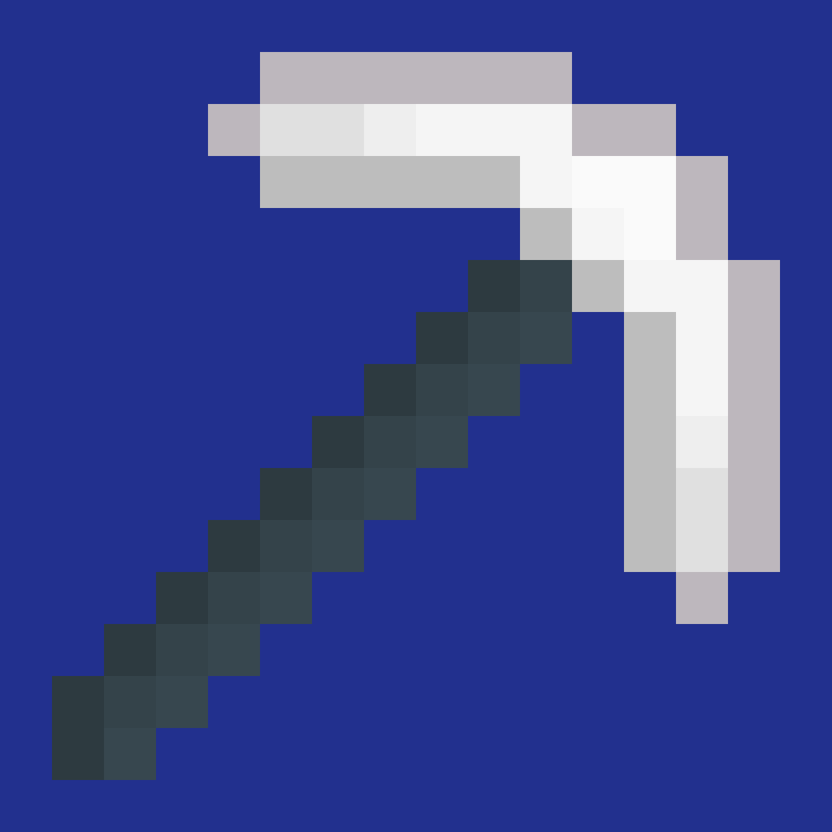 Pixilart - iron pickaxe by whyudothis