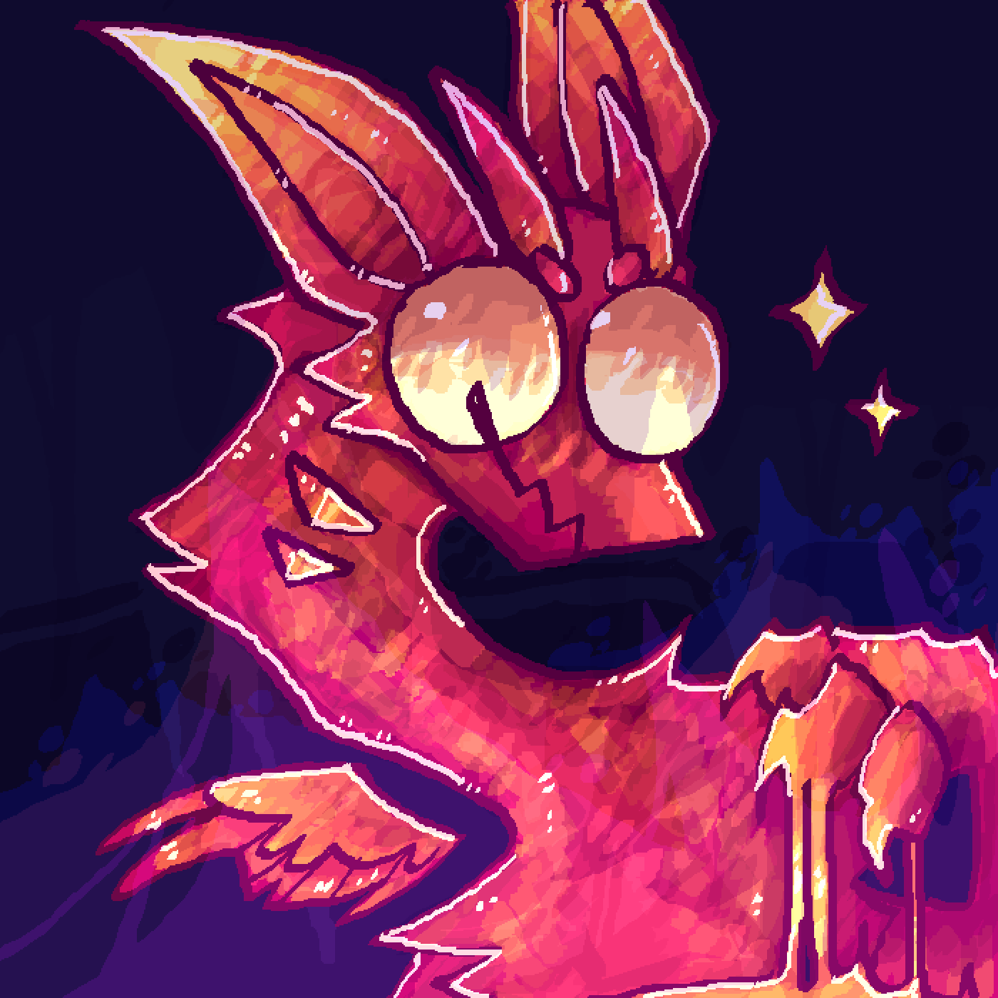 Pixilart - melted rock by OwOsTheSeaWings