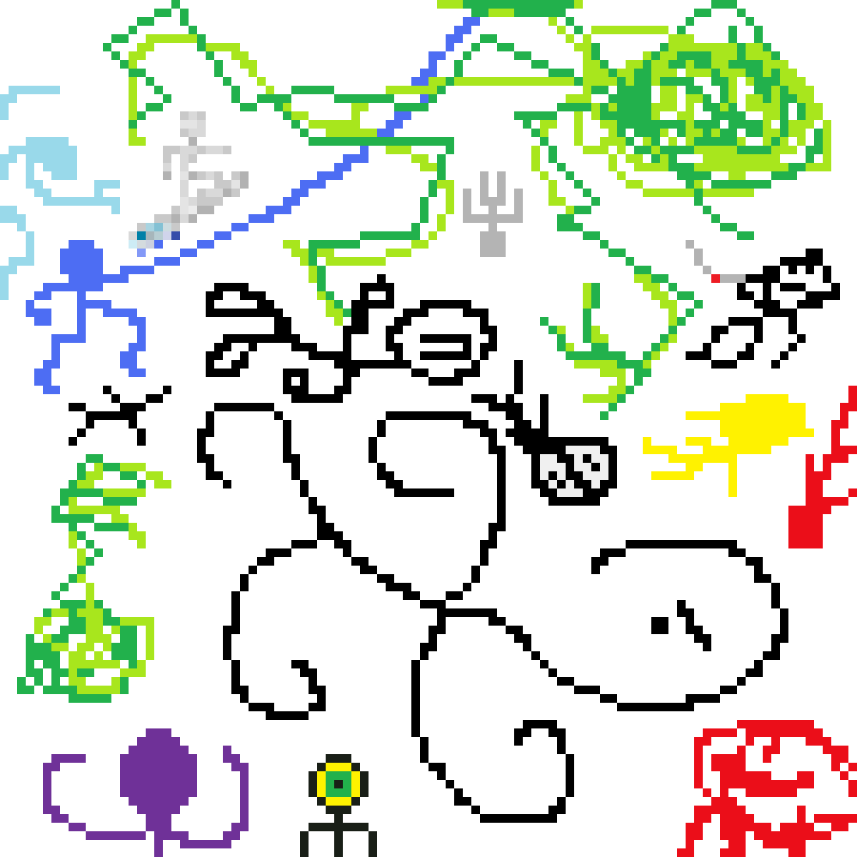 Pixilart - the ultimate stickman battle. by xrryeet