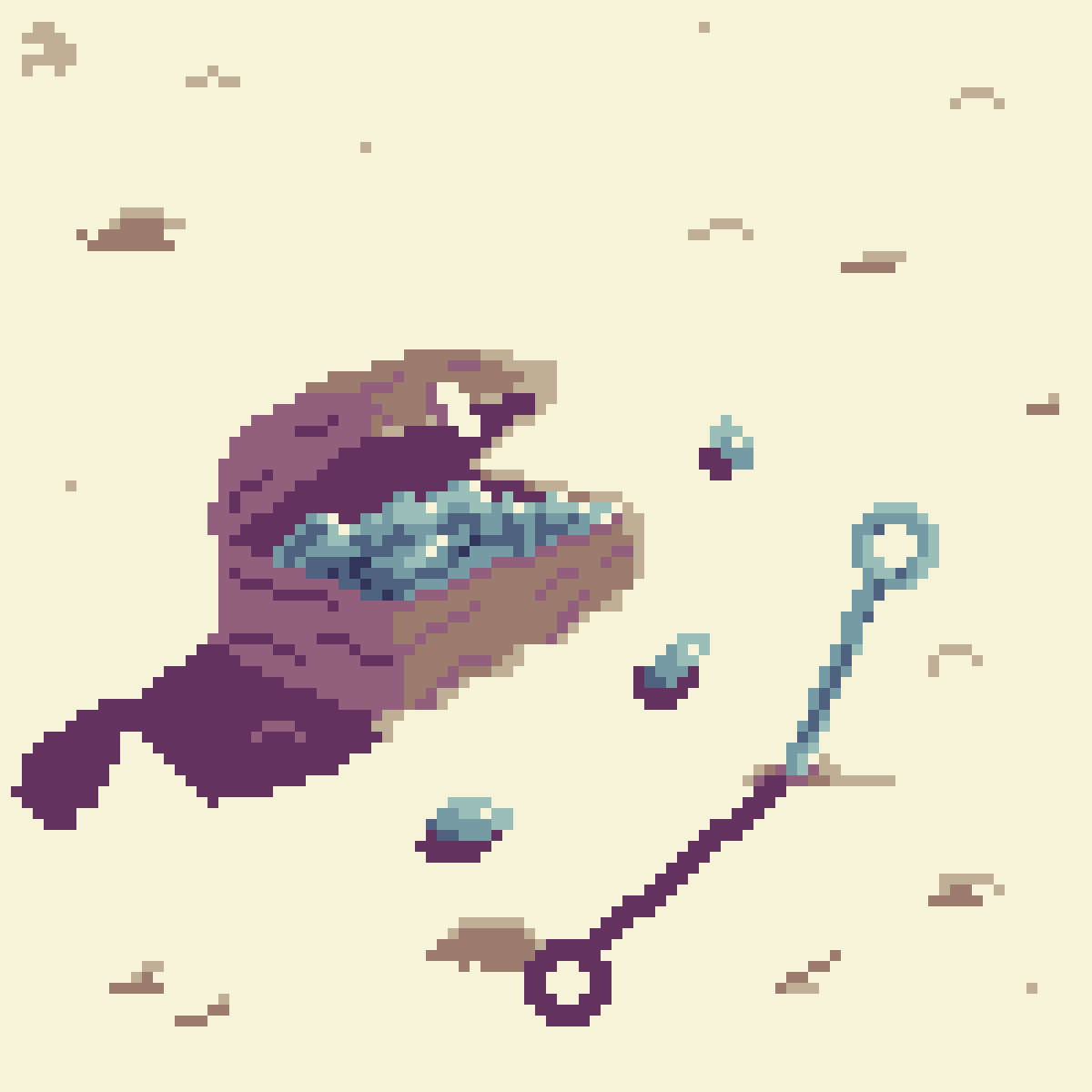 Pixilart - Buried treasure by Octopie34