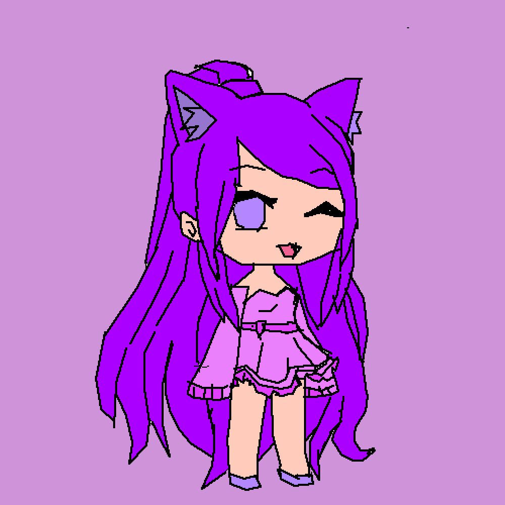 Pixilart - gacha girl base by mightsownmylove