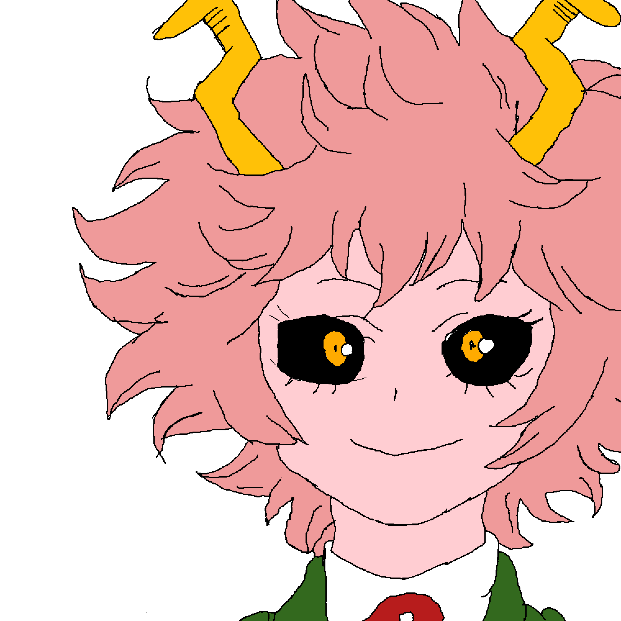 Pixilart - Mina Ashido base by YukiButterfly1