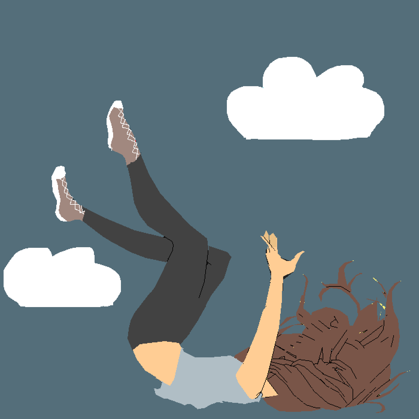 Pixilart - falling into my mind by MM-sunlight123