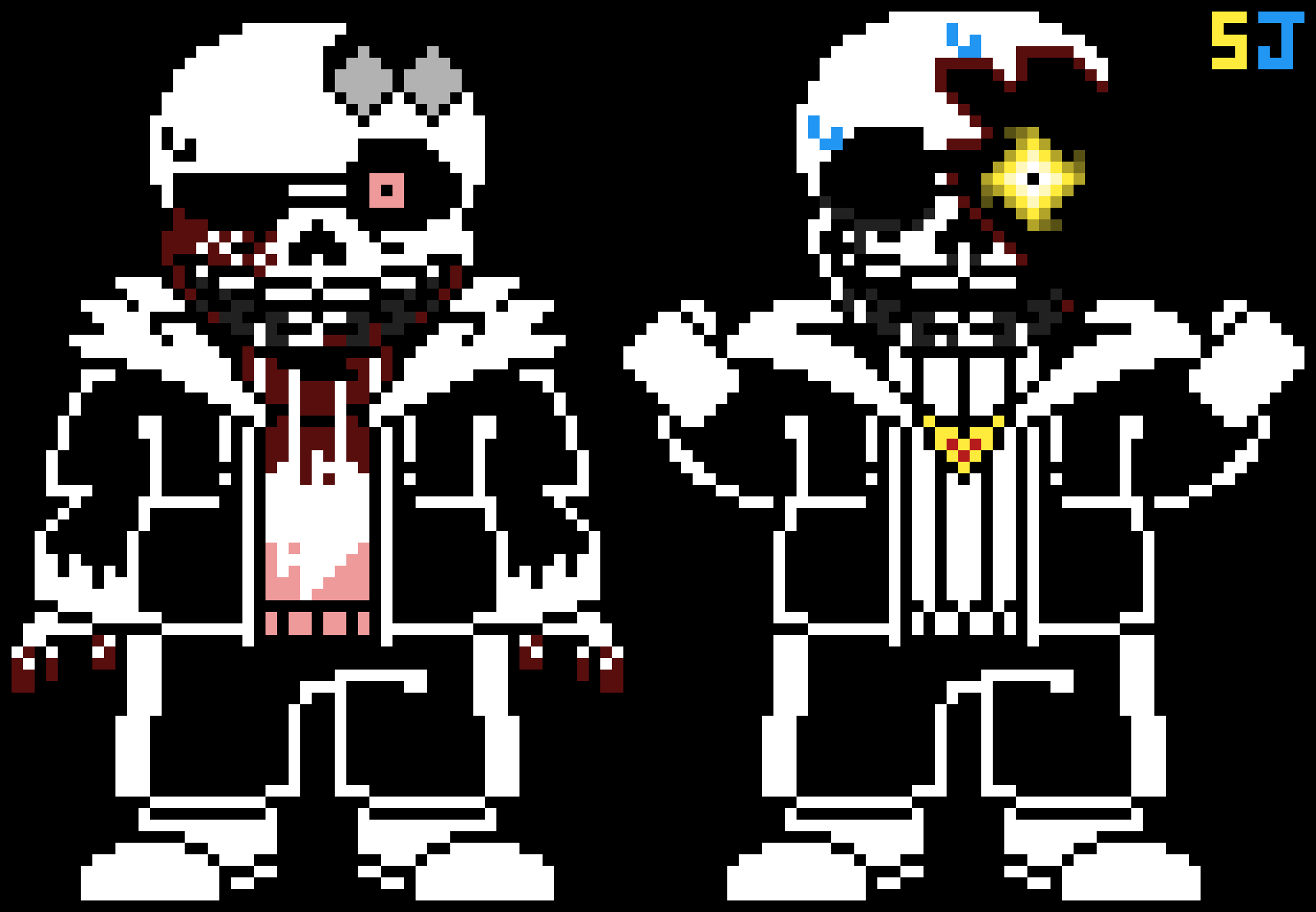 Pixilart - Axetale Sans Legendary Crashout by Scarejack556