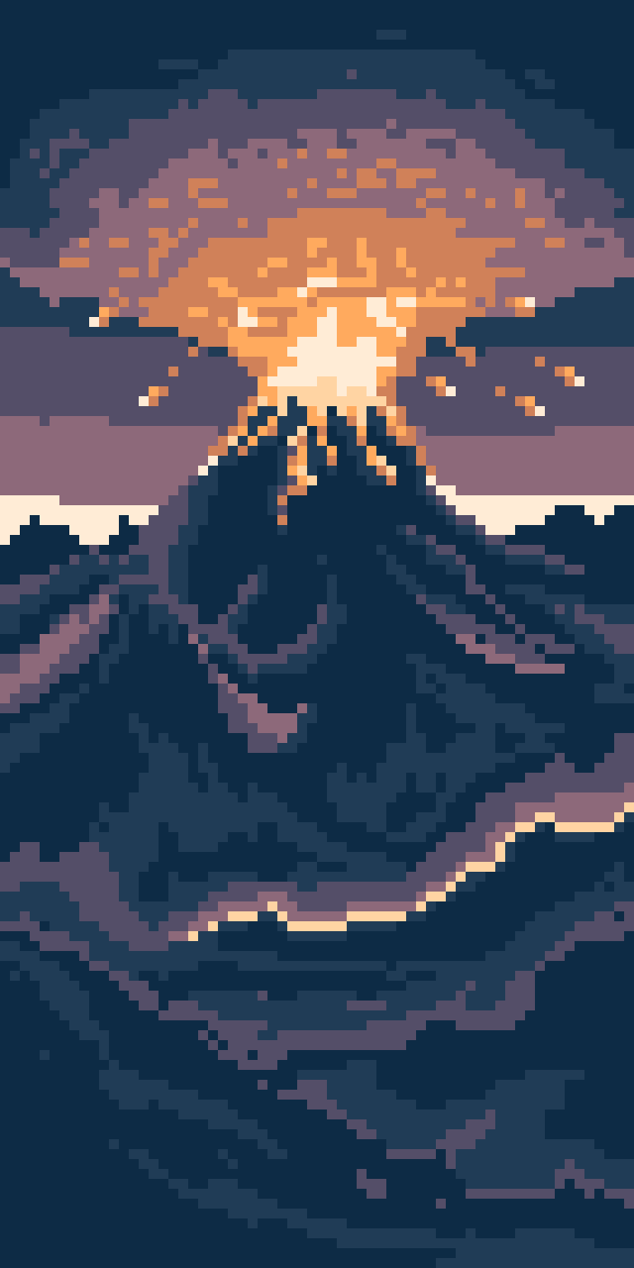 Pixilart - Vulcano by luca-creazzions