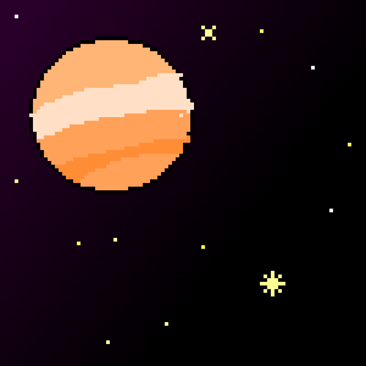 Pixilart - Jupiter (V1) by LambdaMisc