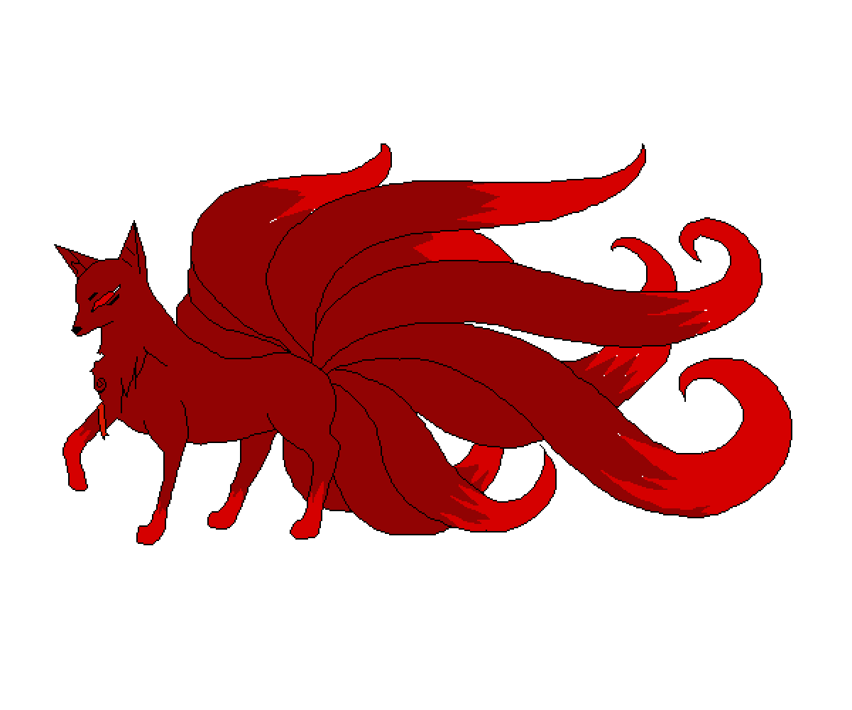 Pixilart - Kitsune (Ninetails) Base by Demon-kitty