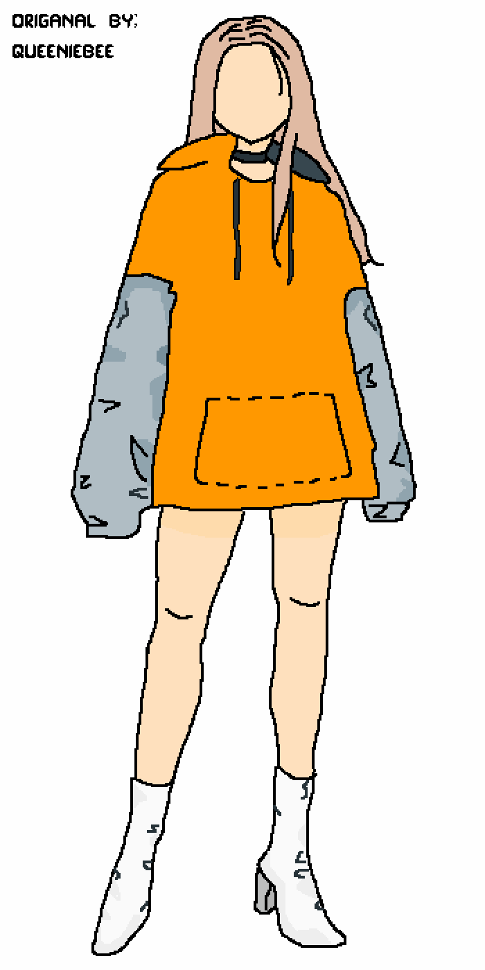 Pixilart - Girl Base by The-Ink-One