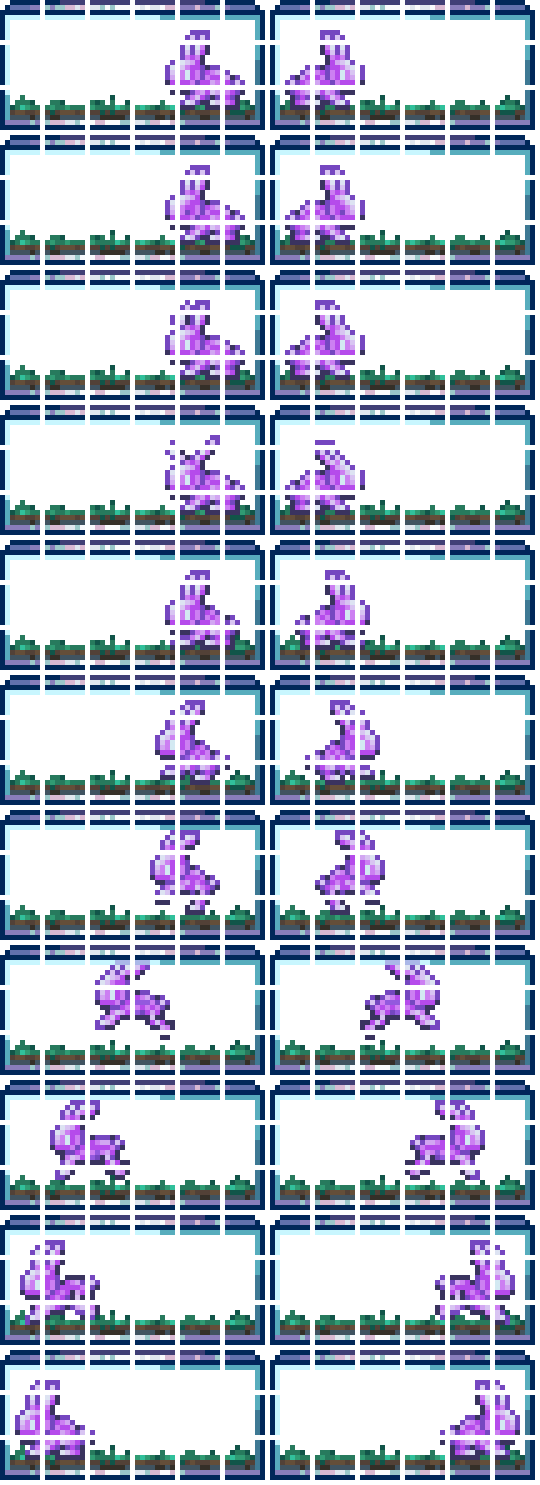 Pixilart - Terraria Tile ID #599 | Amethyst Bunny Cage by tSpritesheeter