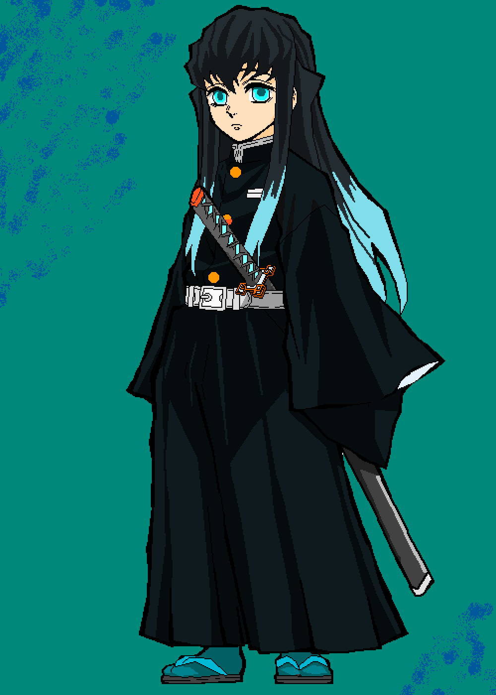 Pixilart - Muichiro Tokito Base by Jinxs-place