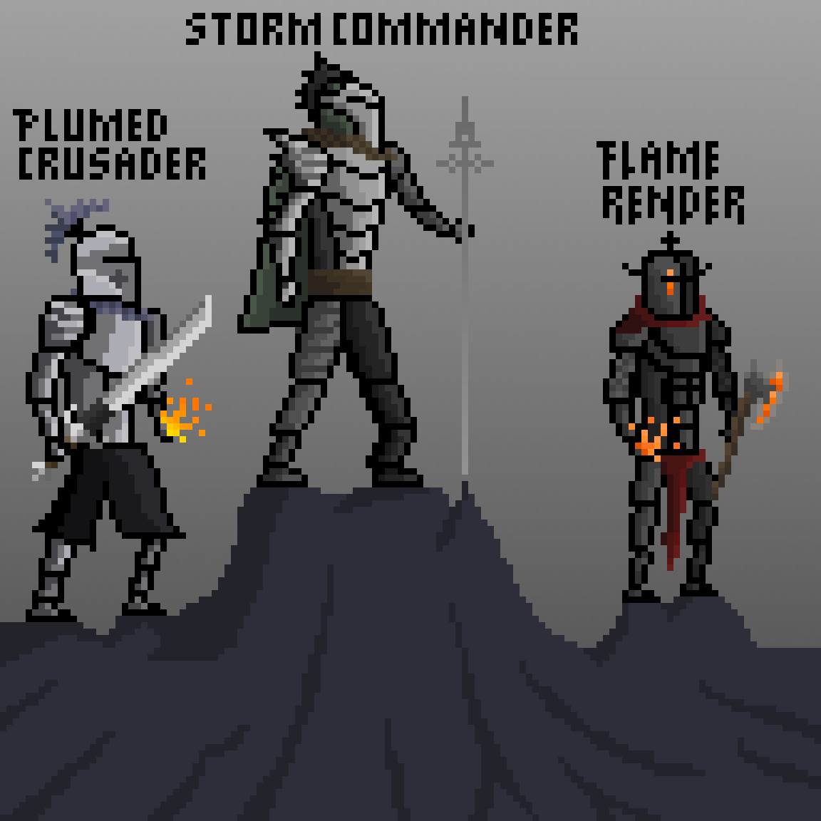 Pixilart - Knight Sprites by Airithmir