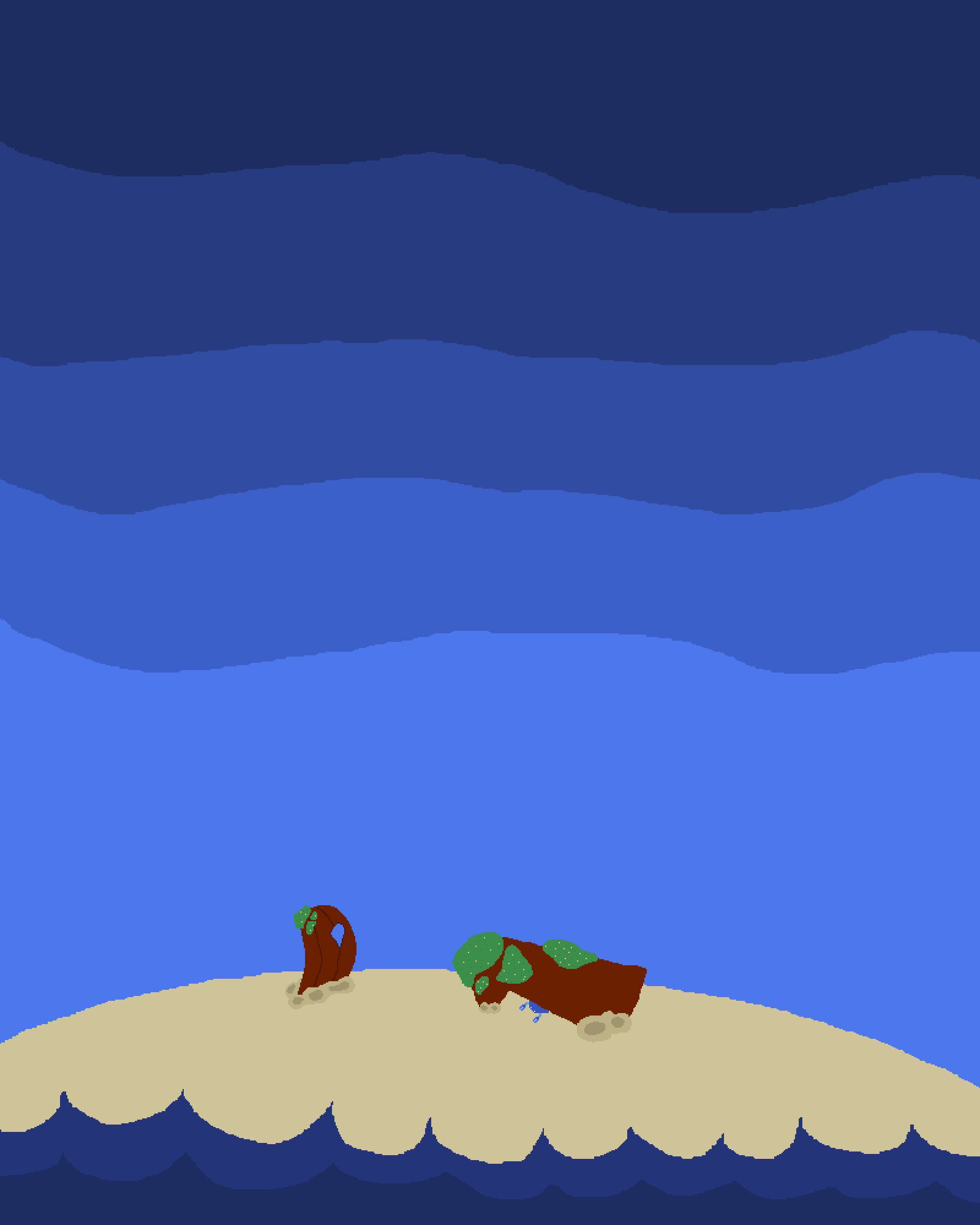 Pixilart - The beach by DeathAngelHA