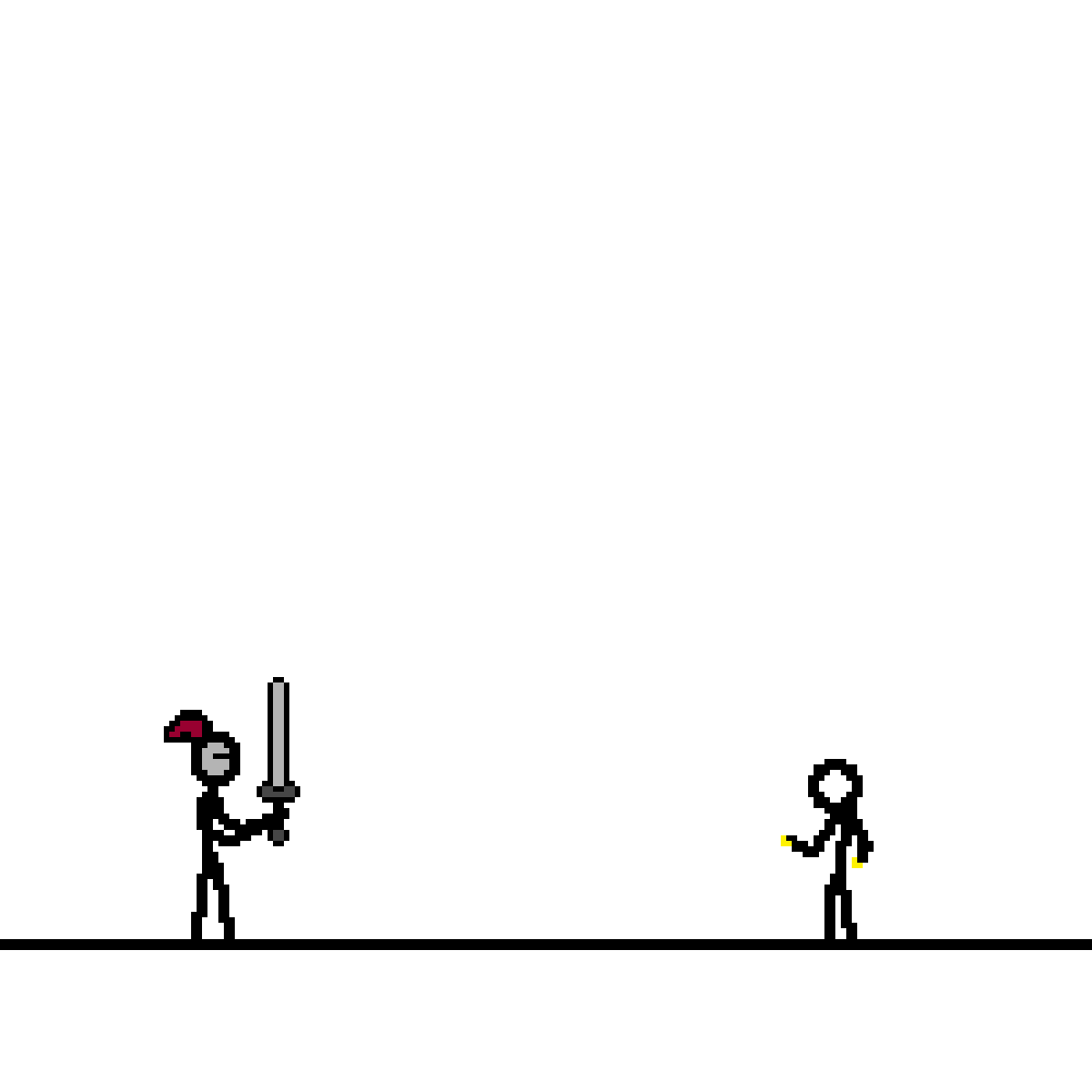 Pixilart - Knight VS Knuckles by ashboi289