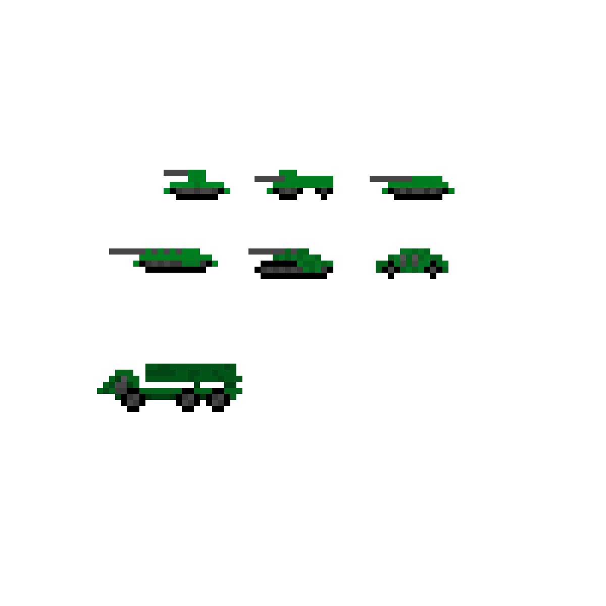 Pixilart - mini tanks by owenuke