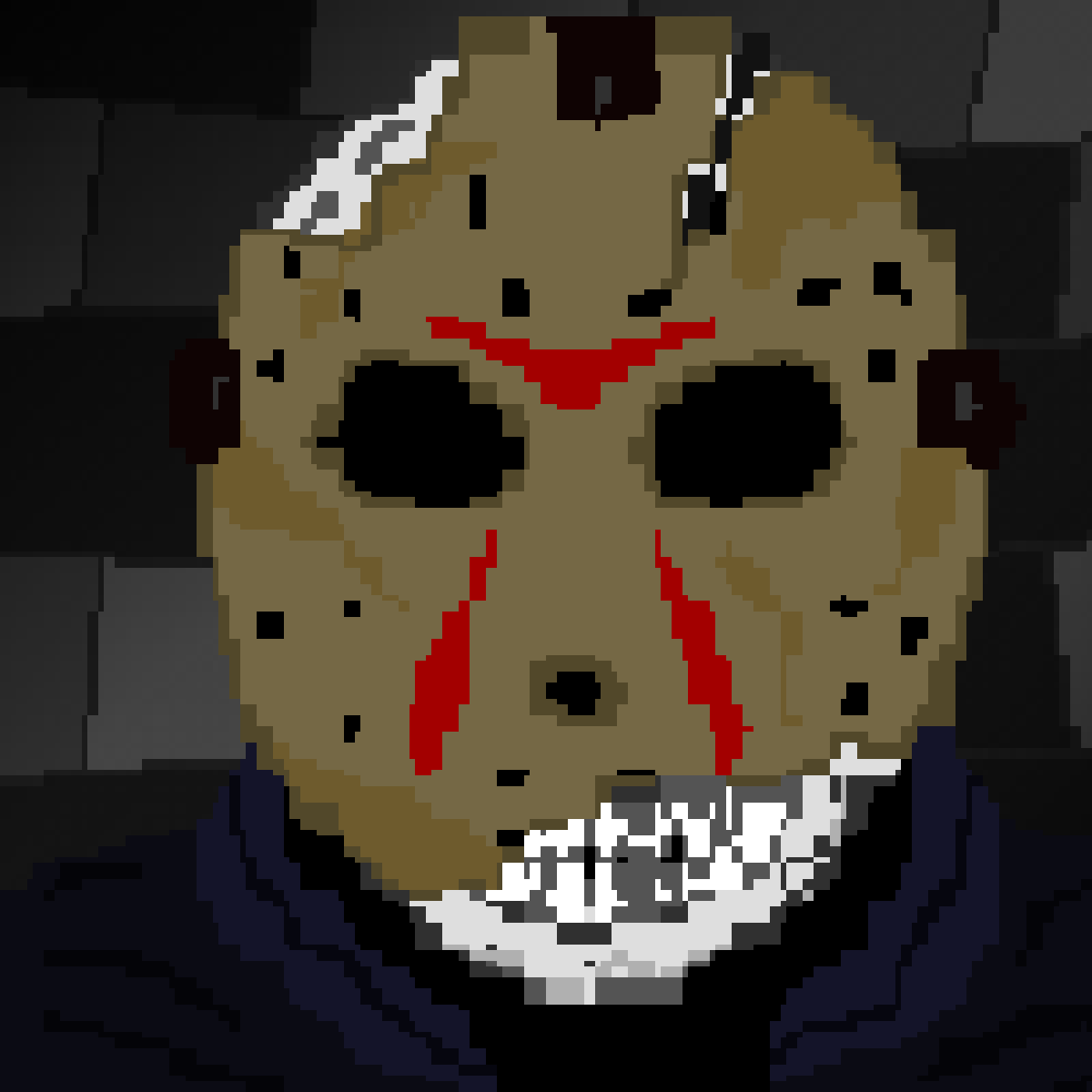 Pixilart - Skeleton Jason by Zachary-G