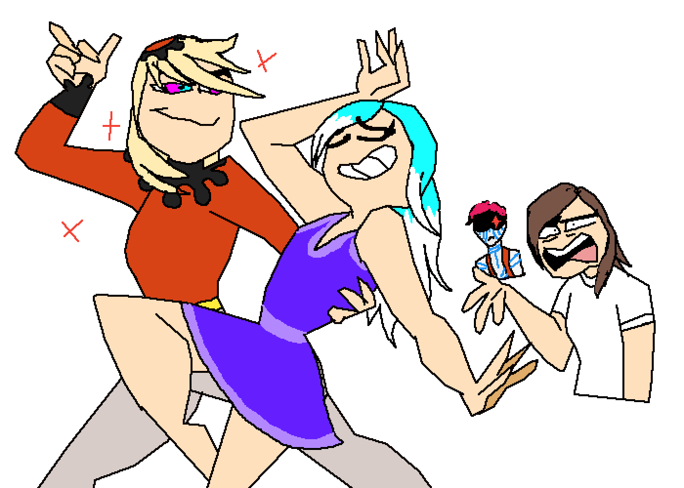 Pixilart - Rose and Doma, the best friends forever!!!!!! by Shinfandem